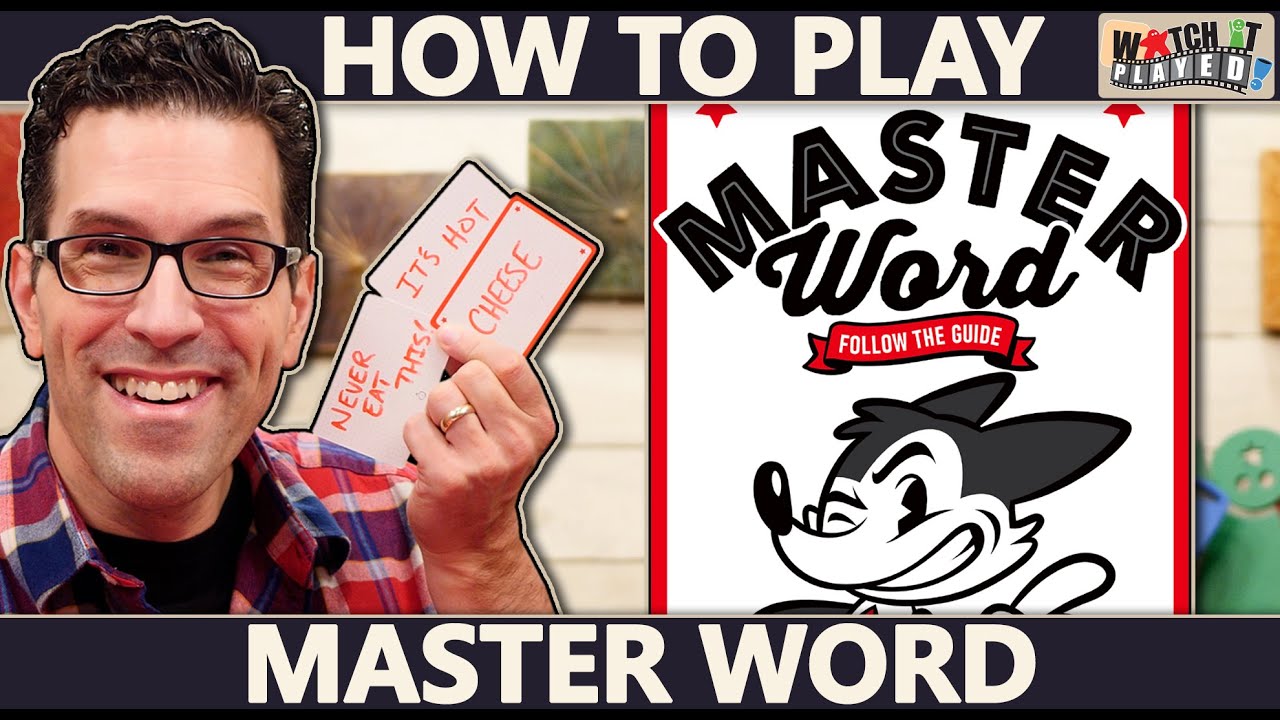 Master Word - How To Play - Boardgame Stories