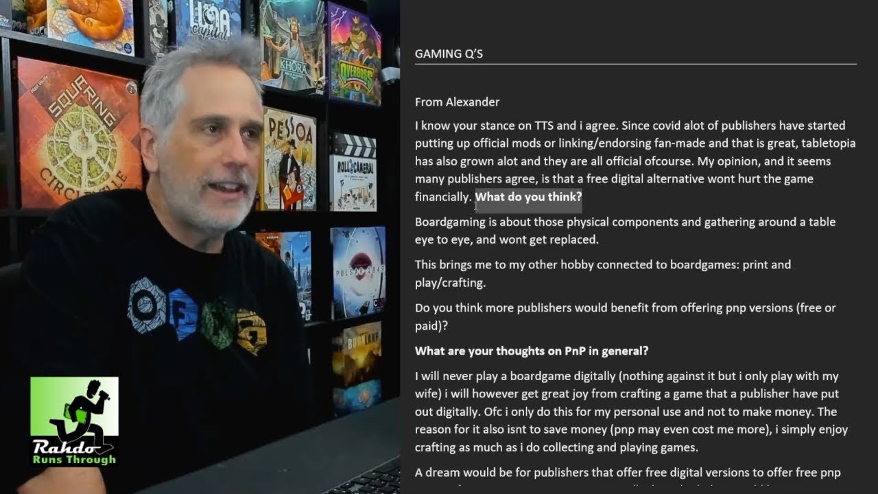 Rahdo Talks Through Episode 84 - Boardgame Stories